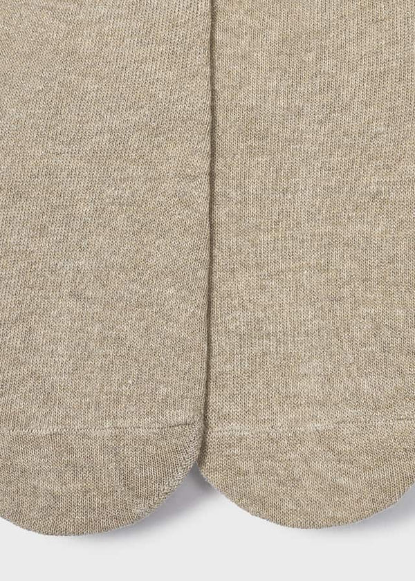 Girls Metallic Lurex Sparkle Tights | Heathered Oat - Threadfare Children's Boutique