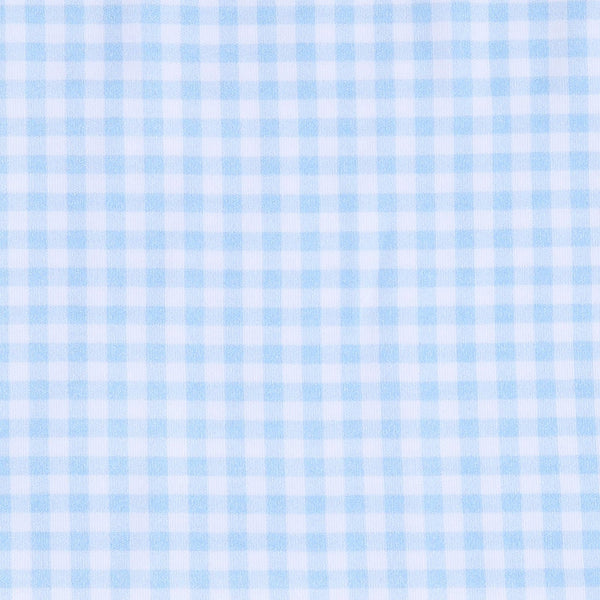 Mini Checks Converter Gown | Blue - Threadfare Children's Boutique